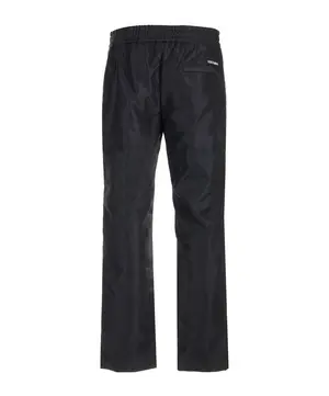 Dolce & Gabbana Logo Drawstring Waist Pants - Black