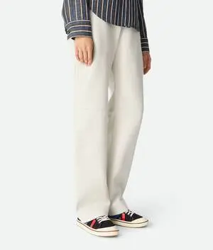 Bottega Veneta Eliot Low-top Canvas Sneakers With Leather Trims