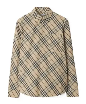 Burberry Long Sleeved Checked Shirt