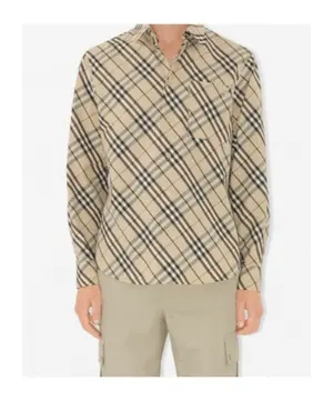 Burberry Long Sleeved Checked Shirt