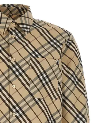 Burberry Long Sleeved Checked Shirt