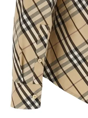 Burberry Long Sleeved Checked Shirt