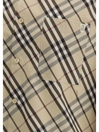 Burberry Long Sleeved Checked Shirt