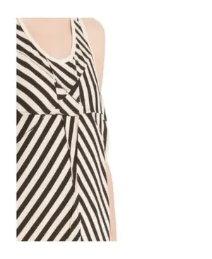 Rick Owens Striped Crewneck Tank Top