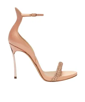 Casadei Blade Stratosphere Buckled Sandals - Nude