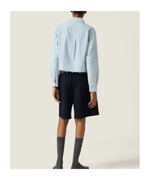 Miu Miu Striped Chambray Shirt