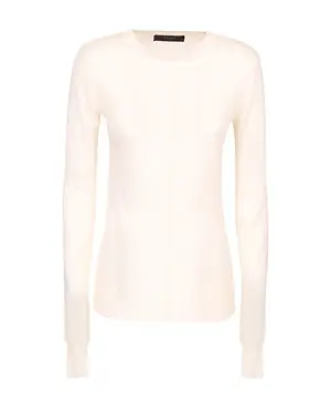 Amiri Distressed Crewneck Jumper - White