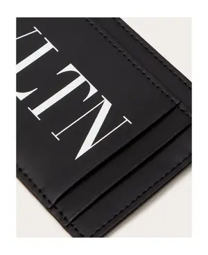 Valentino Garavani Vltn Logo Printed Card Case