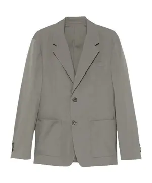 Prada Single-breasted Blazer - Medium Gray