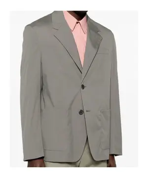 Prada Single-breasted Blazer - Medium Gray