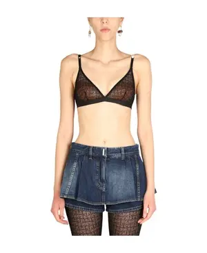 Givenchy Patterned Bra - Black