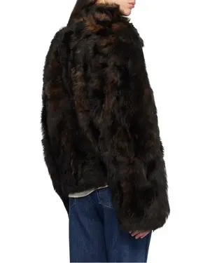 TOTEME Shearling Jacket - Dark Brown