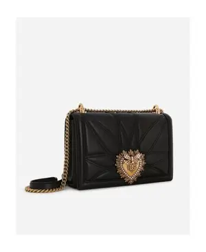 Dolce & Gabbana Logo Plaque Devotion Shoulder Bag