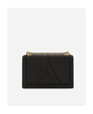 Dolce & Gabbana Logo Plaque Devotion Shoulder Bag