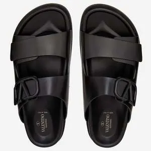 Valentino Garavani Vlogo Signature Slip-on Slides