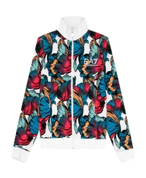 EA7 Printed Logo Track Jacket