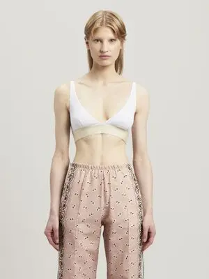 Palm Angels Paisley Printed Wide Leg Trousers