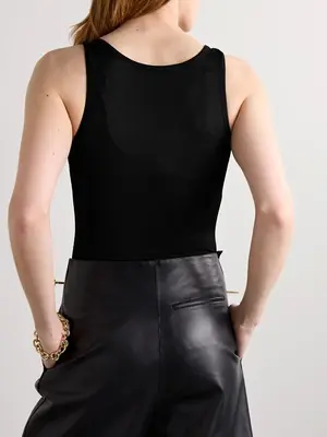 Christopher Esber Sonora Ribbed Knit Bodysuit