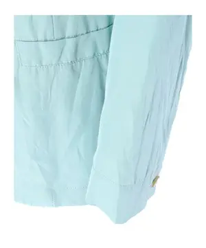 FORTE_FORTE Satin Boxy Jacket - Blue
