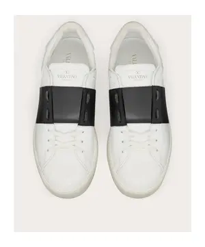 Valentino Garavani Open Round Toe Sneakers - White/black