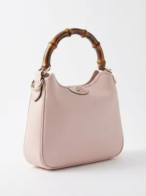 Gucci Diana Shoulder Bag With Bamboo Handle - Pink