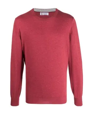 Men's Brunello Cucinelli Red Sweaters