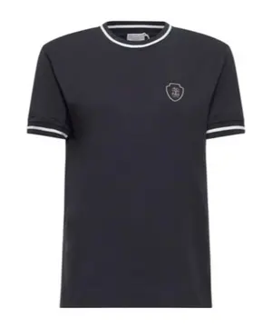 Brunello Cucinelli Logo Detailed Crewneck T-shirt