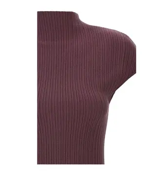 Magda Butrym Ribbed Pleated Mini Dress