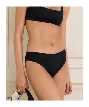 Loulou De Saison Hephaistos Stretch-cloqué Bikini Briefs