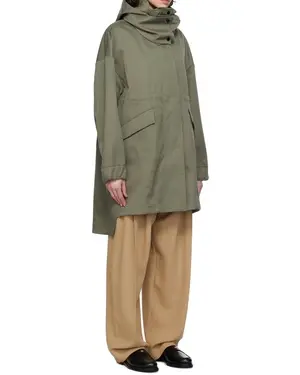 Canada Goose Olivine Long-sleeved Parka Coat - Green