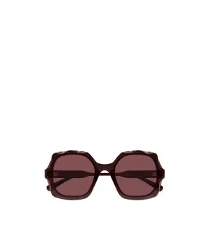 Chloé Eyewear Oversized Square-frame Sunglasses - Red