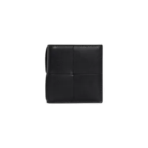 Bottega Veneta Double-fold Wallet - Black