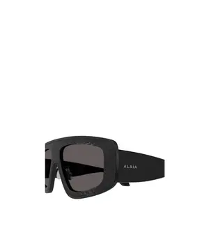 Alaïa Square Frame Sunglasses - Black