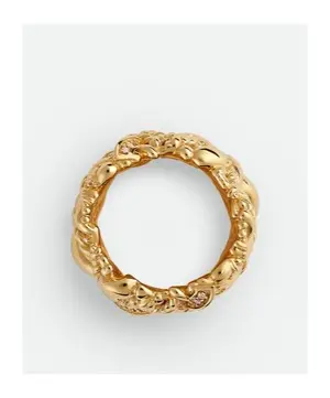Bottega Veneta Intrecciato Embellished Ring