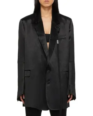 ANN DEMEULEMEESTER Oversize Button-up Blazer