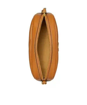 Tory Burch Kira Diamond Camera Crossbody Bag - Brown