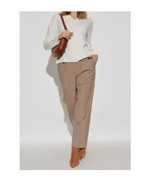 Fabiana Filippi V-neck Knitted Jumper - White