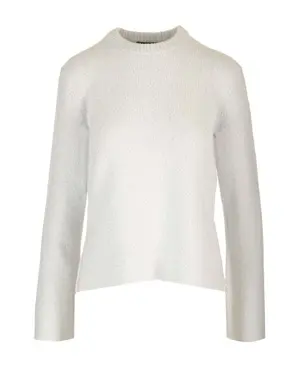 Theory Long Sleeve Crewneck Knitted Jumper