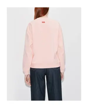 Kenzo Elephant Varsity Jungle Crewneck Sweatshirt - Pink
