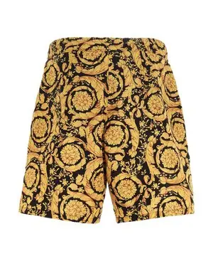 Versace Barocco Printed Swim Shorts - Multicolor