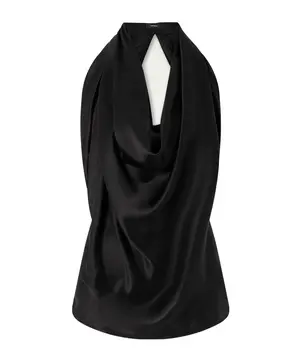 WARDROBE.NYC Wardrobe.NYC Halterneck Cowl-Back Blouse