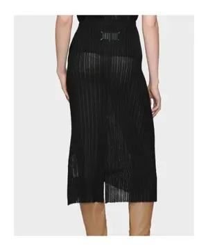MAISON MARGIELA Ribbed Knit Midi Skirt