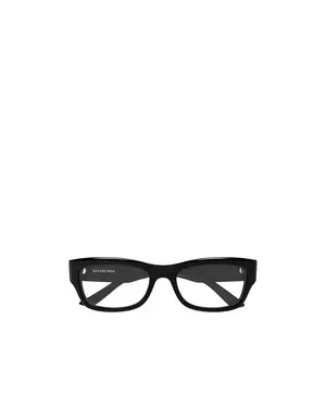 Balenciaga Rectangle Frame Eyeglasses - Black