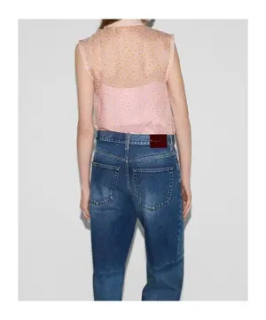 Gucci Sleeveless Neck-bow Top