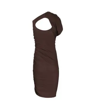 Rick Owens Amira Gathered Short Dress