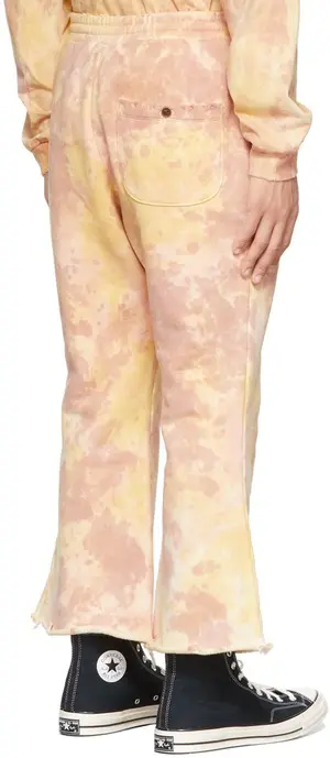 DOUBLET Multicolor Tie-dye Flare Sweatpants