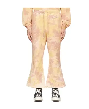 DOUBLET Multicolor Tie-dye Flare Sweatpants