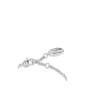 VIVIENNE WESTWOOD Mila Embellished Bracelet With Crystal And Cross Pendant