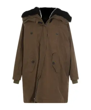 Dolce & Gabbana Zip-up Hooded Jacket - Green
