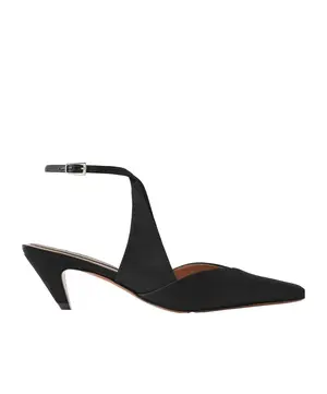 Stella McCartney Satin High Heel Slingbacks